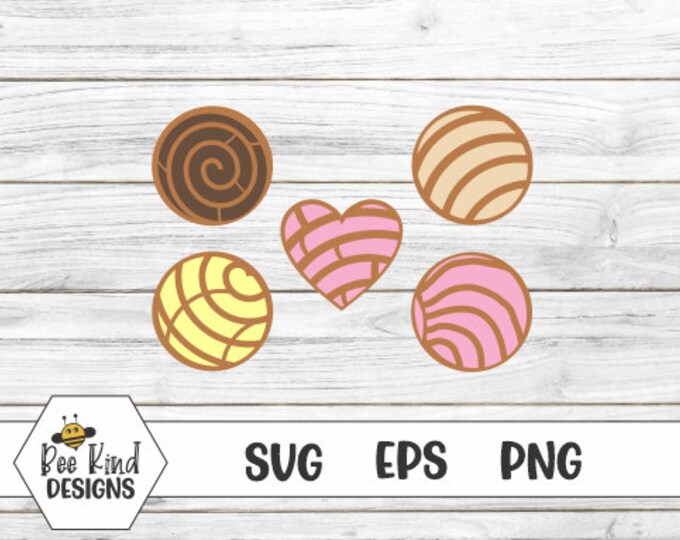 Concha SVG, Concha PNG, Cute Concha Cut File, Concha Bundle, Concha ...