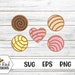Concha Pan Dulce Mexican Sweet Bread SVG Bundle | Etsy