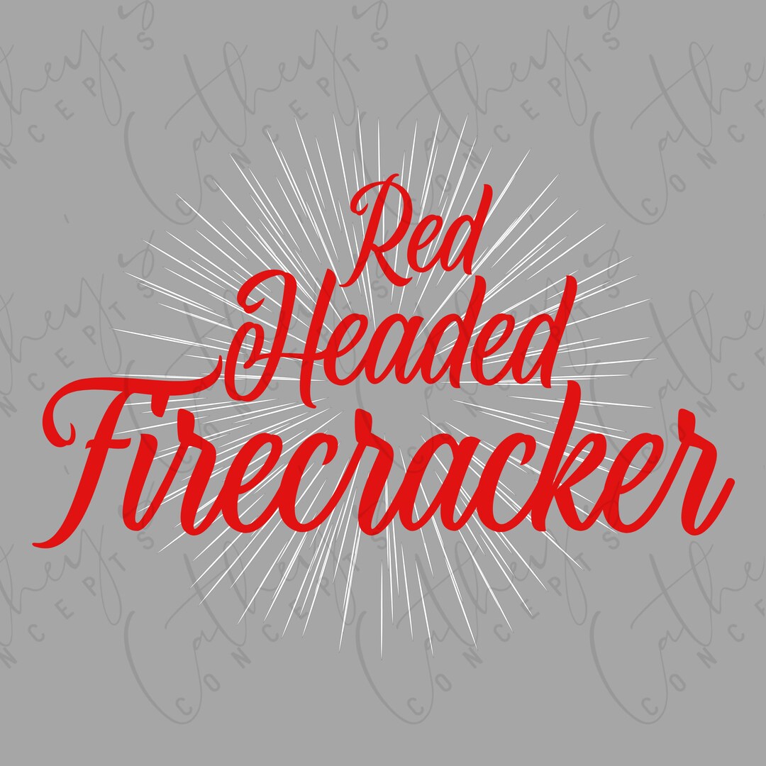 Red Headed Fire Cracker With White Fire Work PNG Design // Patriotic ...