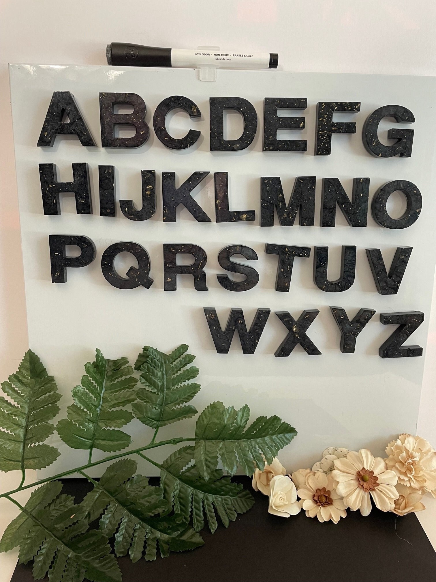 Alphabet Magnet Letters - Etsy