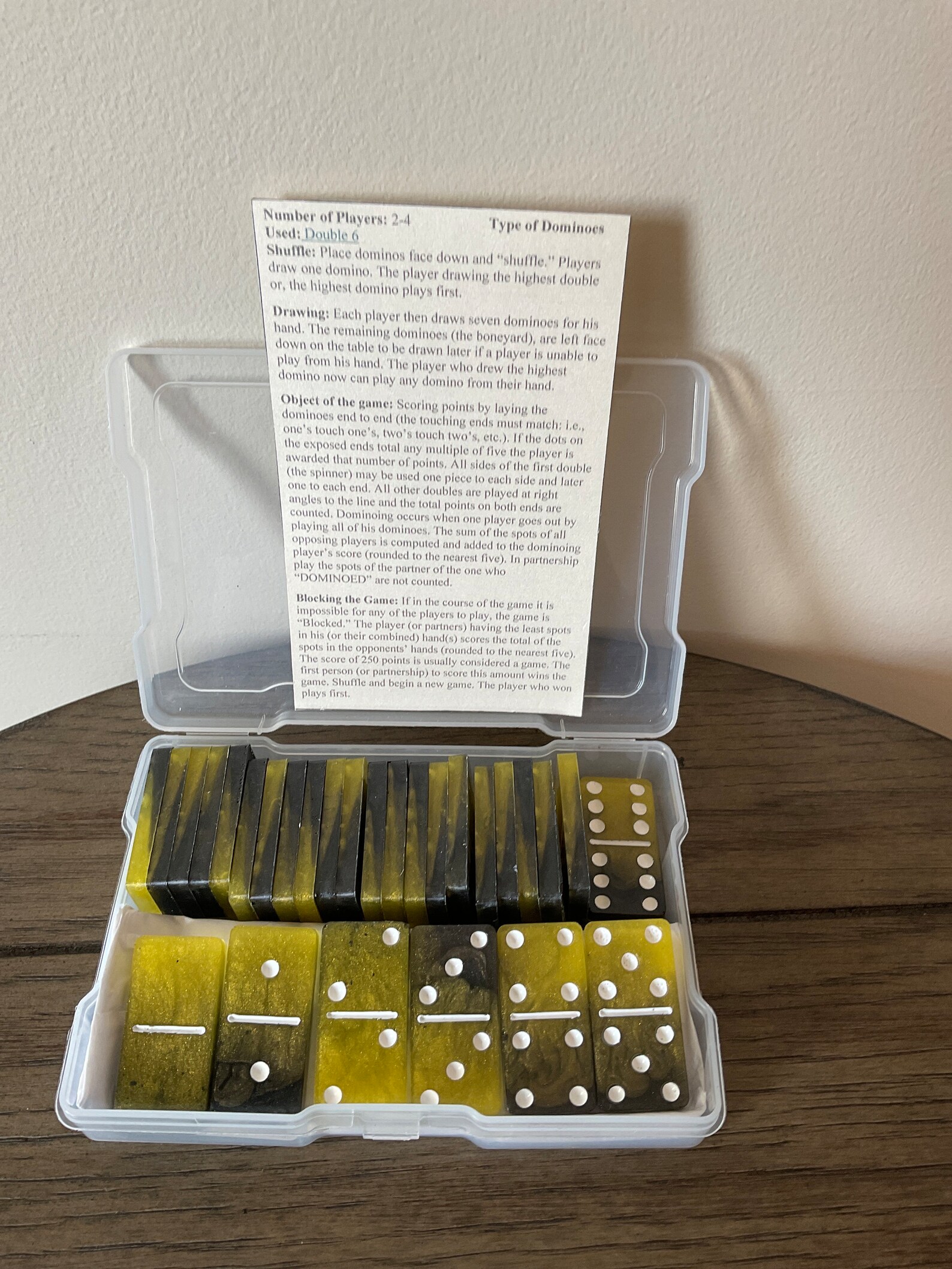 Multi-color - Resin Domino Set - Etsy