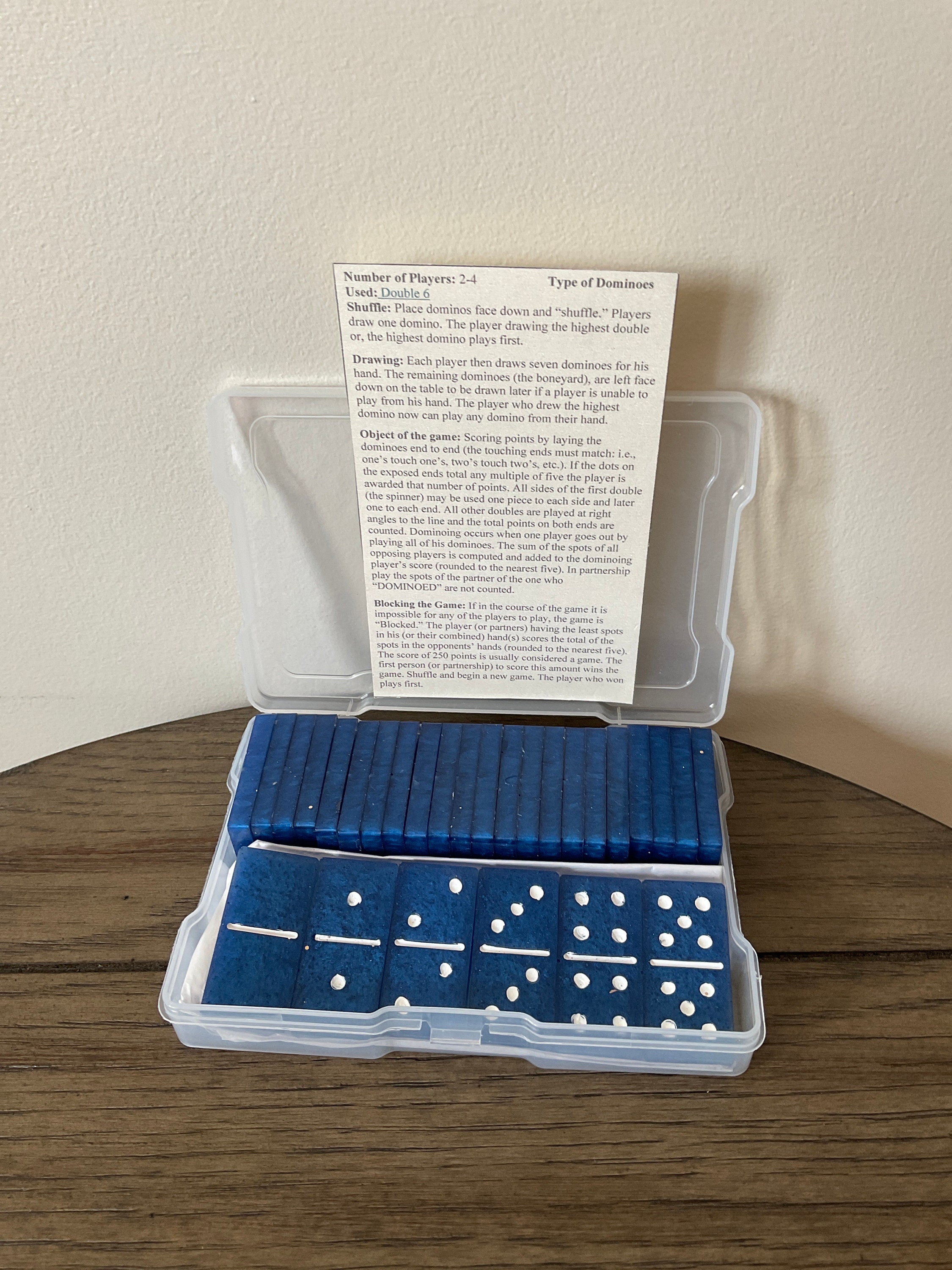 Multi-color - Resin Domino Set - Etsy