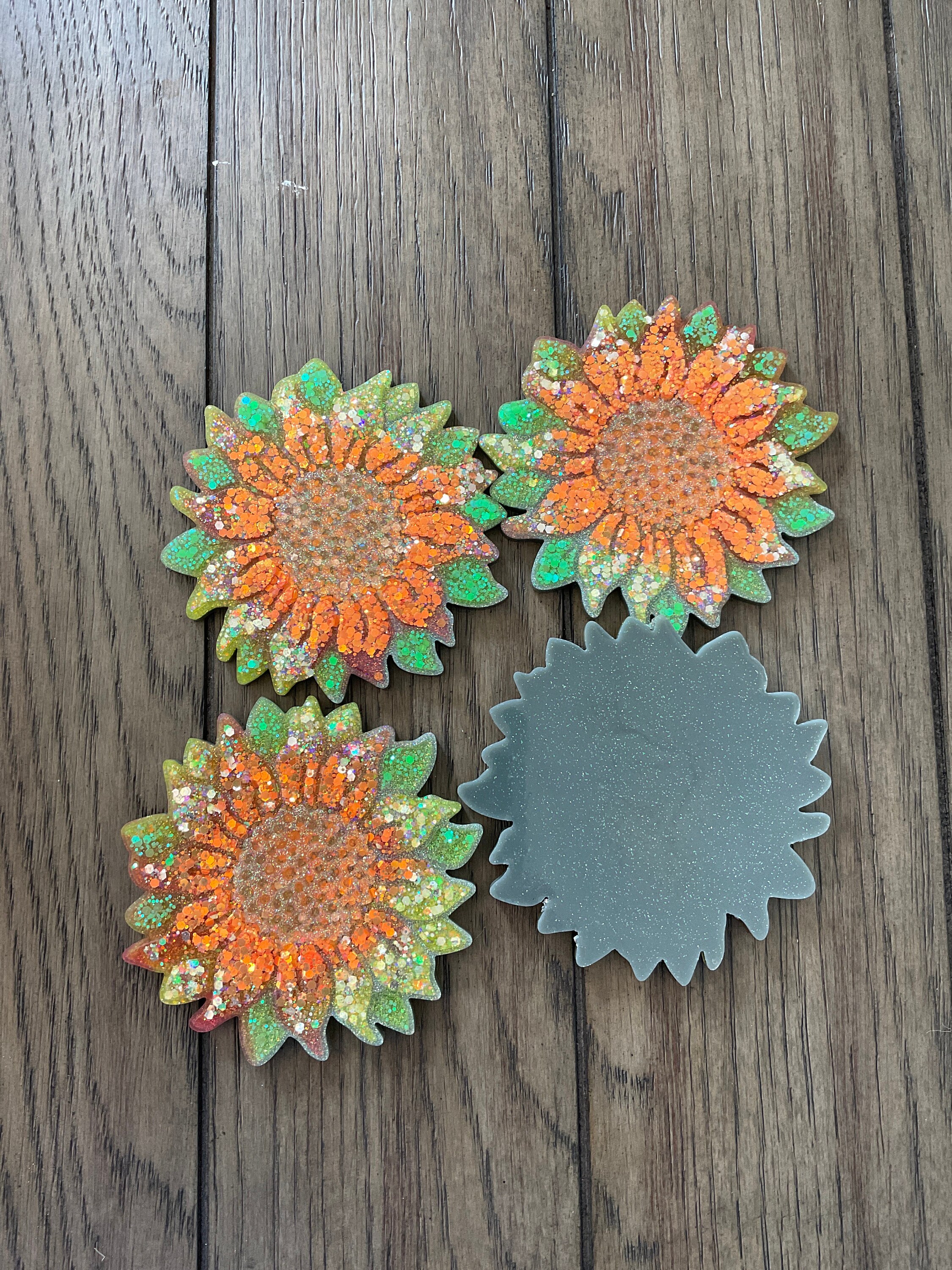 Sunflower Coaster - Etsy
