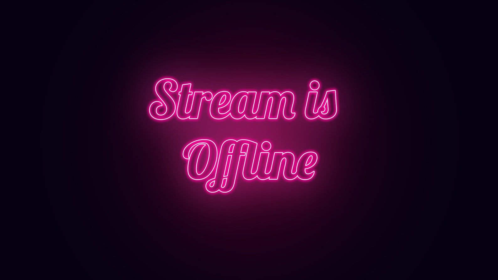 Stream Offline Pink Neon Screen - Etsy
