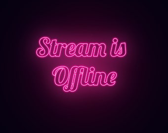 Twitch Offline Pink - Etsy UK