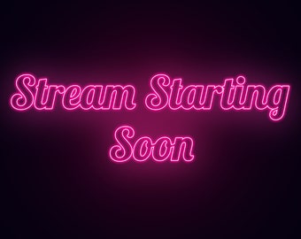 Stream Starting Soon | Etsy