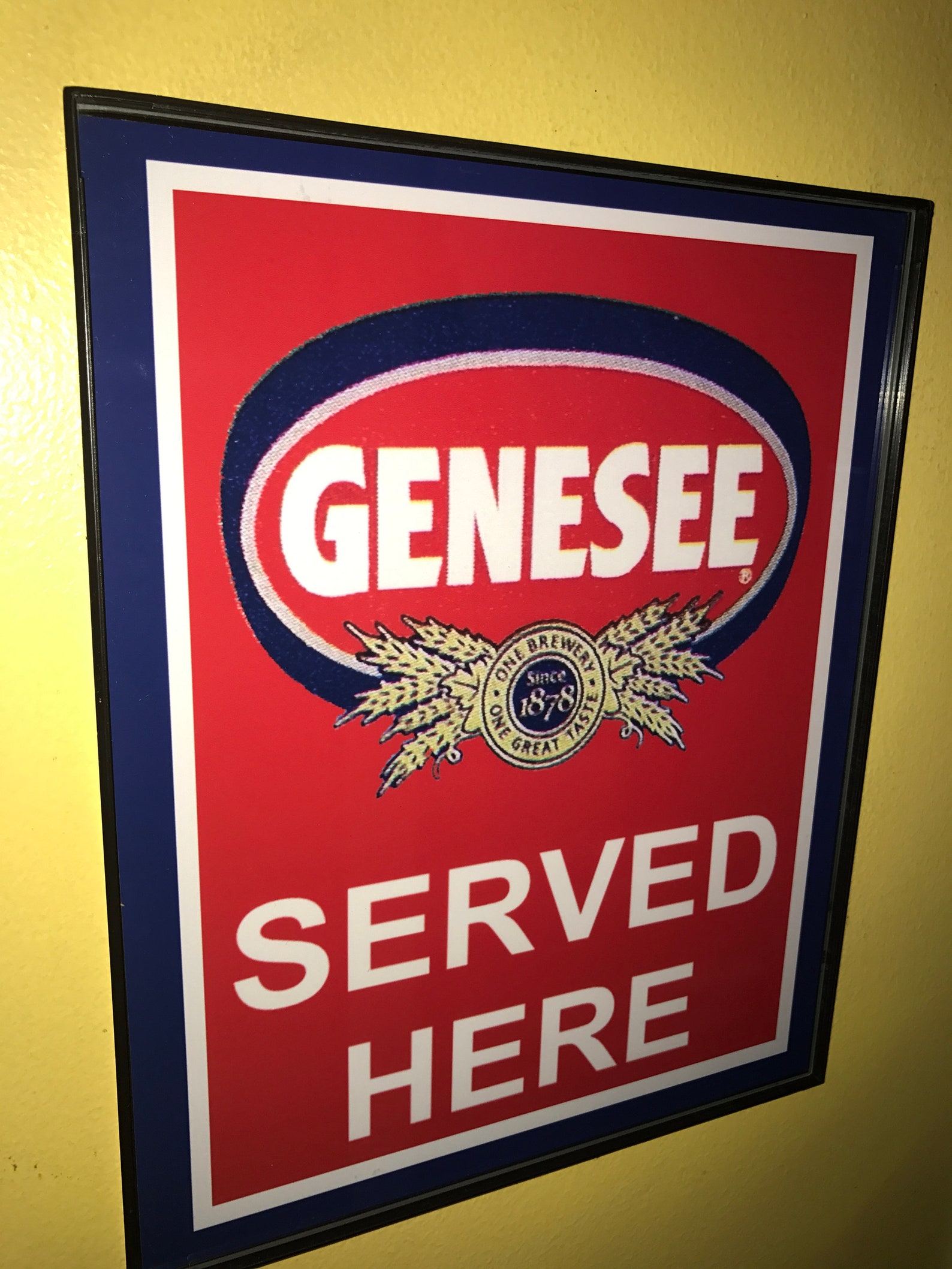 Genesee Beer Bar Framed Advertising Print Man Cave Sign - Etsy UK