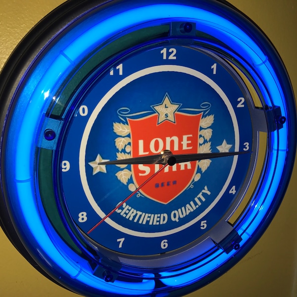 Texas Star Wall Clock - Etsy