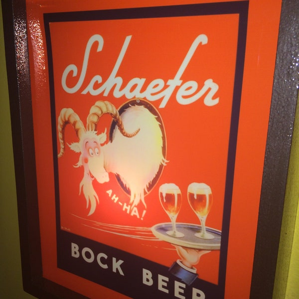 Schaefer Beer Signs - Etsy