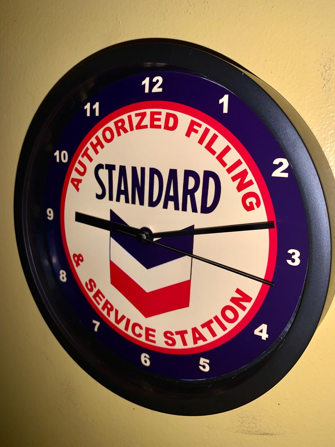 Standard Chevron Authfill Gas Service Station Mechanic Garage Bar ...