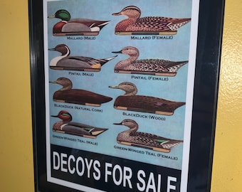 Decoy Sign | Etsy