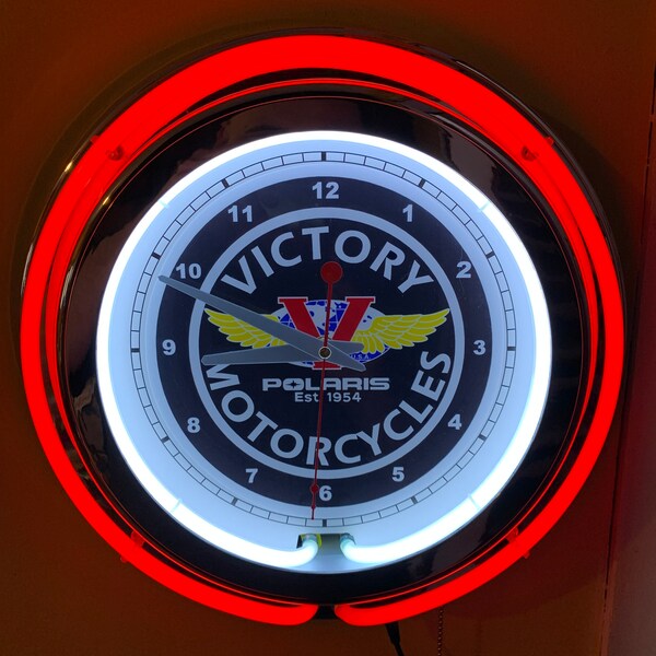 Victory Motorcycle Neon Sign - Etsy