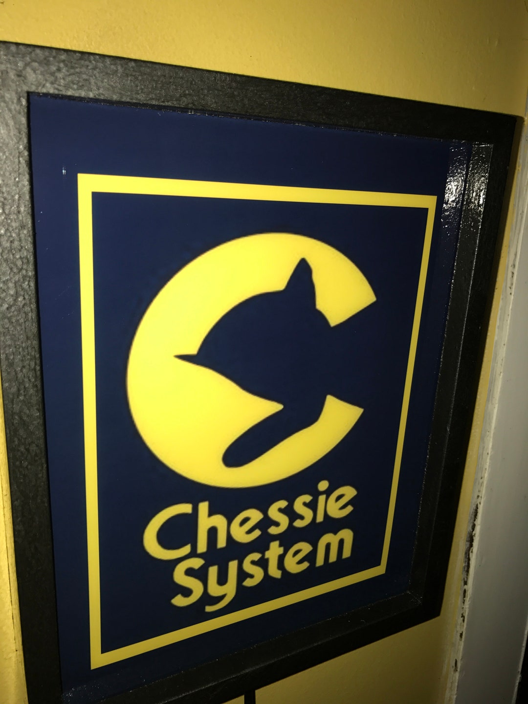 C&O Chessie System Cat Train Station Railroad Bar Man Cave Lighted ...