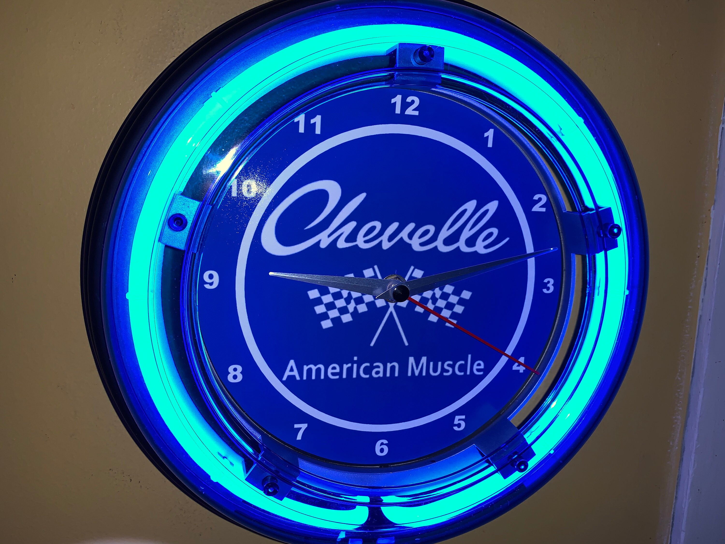 Chevy Chevelle Motors Auto Garage Mechanic Man Cave Bar Retro Neon Wall ...