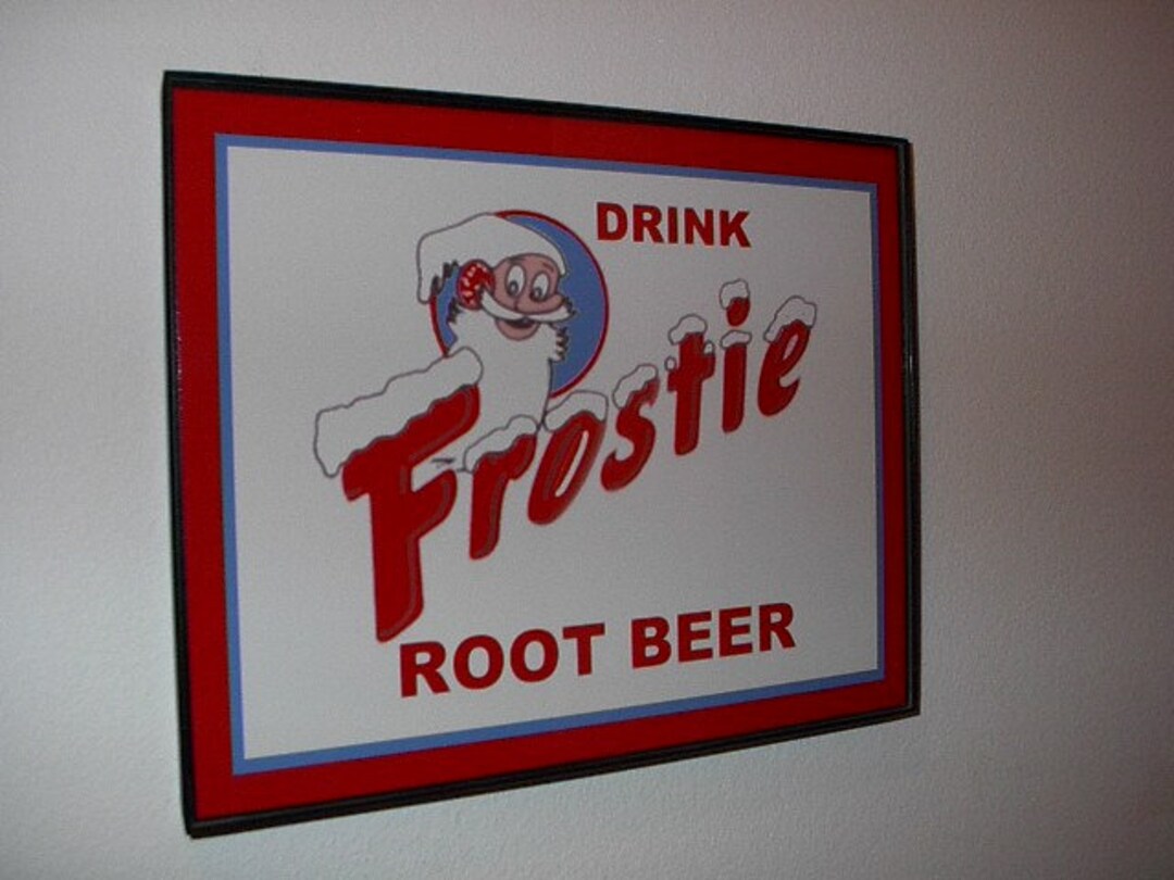 Frostie Root Beer Soda Fountain Store Restaurant Diner Kitchen Framed ...