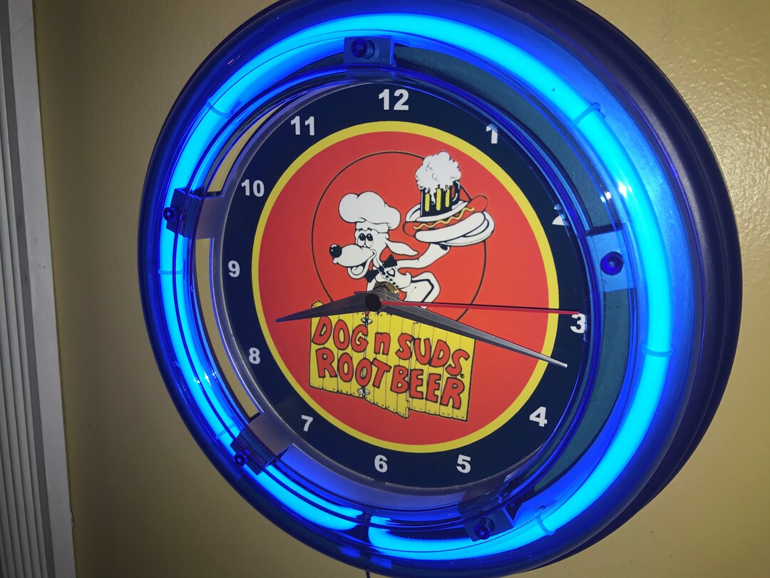 Dog N Suds Root Beer Soda Fountain Diner Kitchen Bar Neon Retro ...