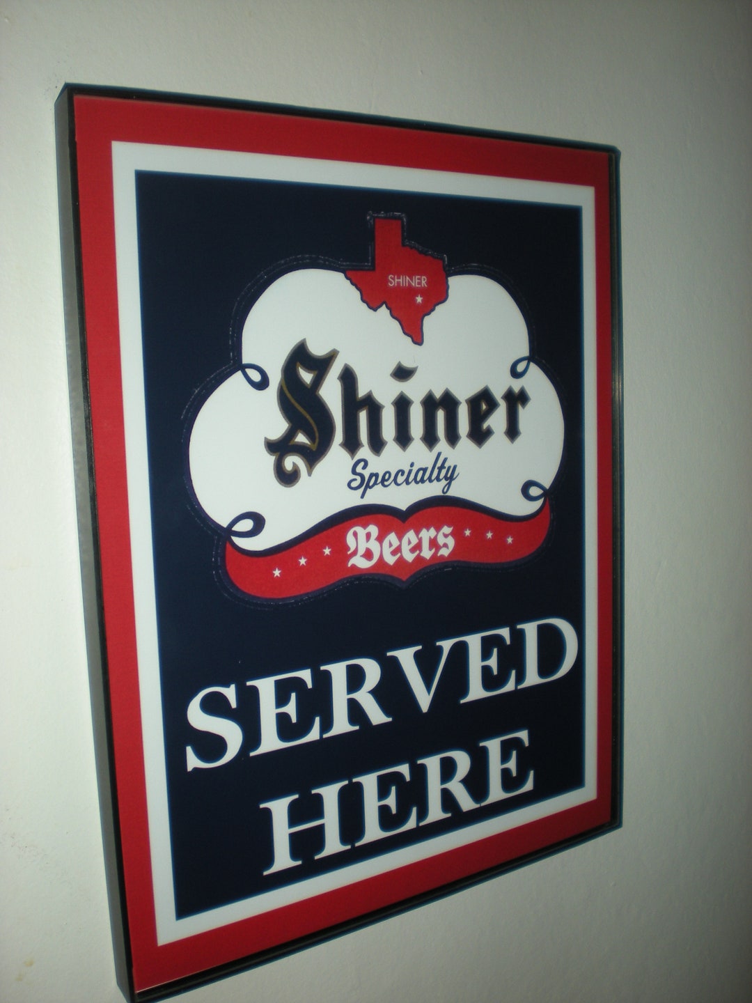 Shiner Texas Beer Bar Framed Advertising Print Man Cave Sign - Etsy