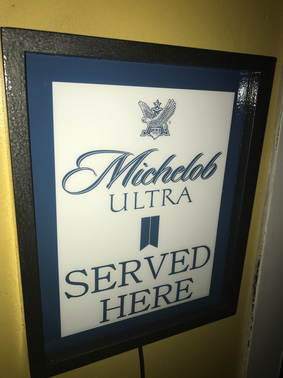 Michelob Ultra Beer Bar Man Cave Retro Lighted Advertising Sign - Etsy