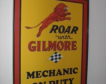 Collectibles Advertisements 1939 Gilmore Red Lion Gasoline Vintage Auto ...
