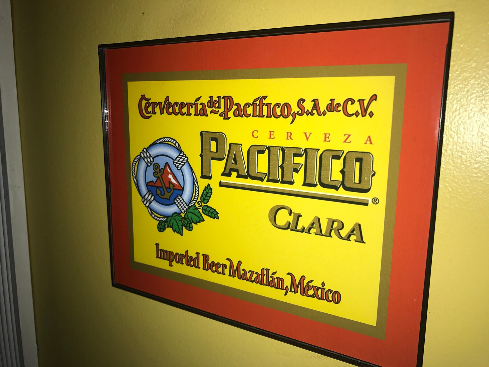 Pacifico Clara Beer Bar Framed Advertising Print Man Cave Sign - Etsy