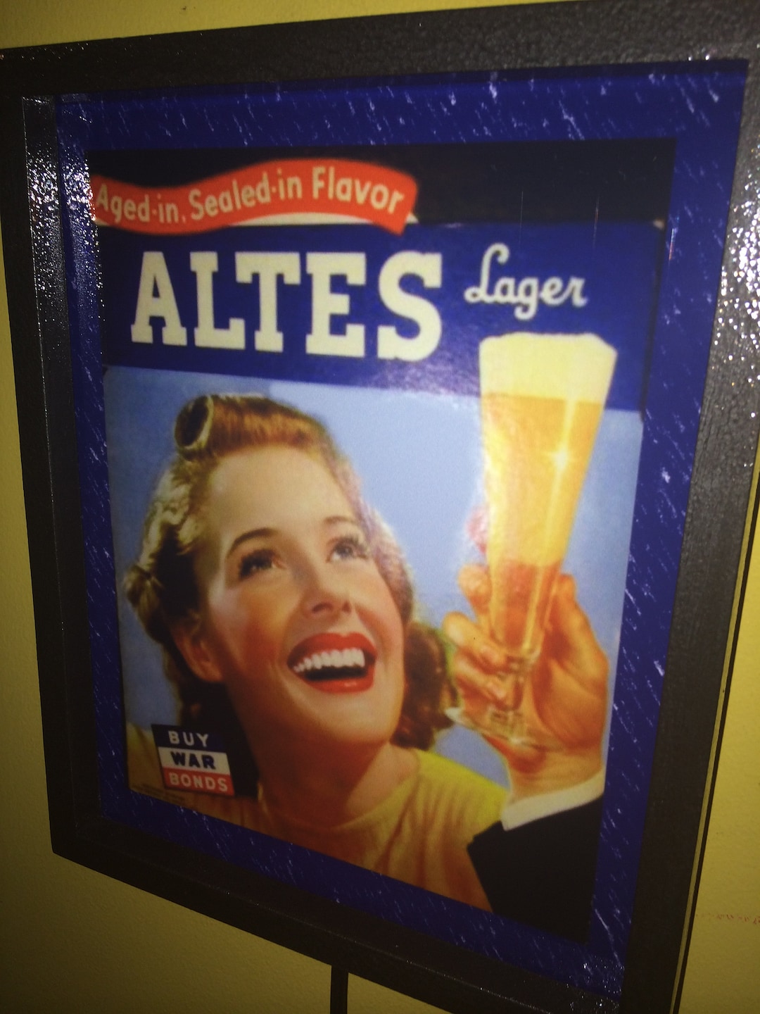Altes Lager Beer Bar Man Cave Retro Lighted Advertising Sign - Etsy