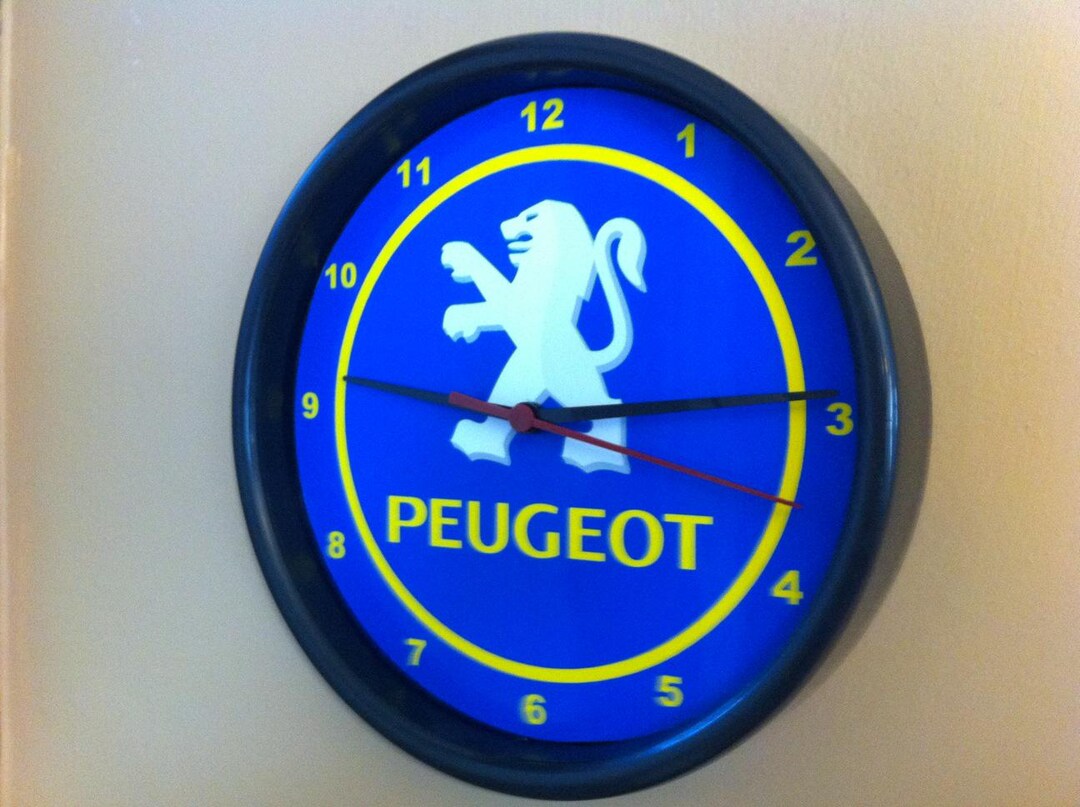 Peugeot Motors Logo Auto Garage Mechanic Racing Bar Advertising Man ...