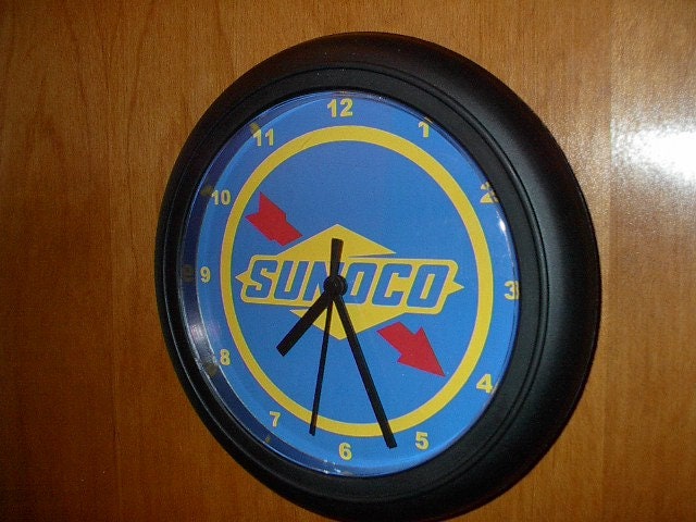 Sunoco Logo Oil Gas Service Station Garage Bar Advertising Man Cave ...