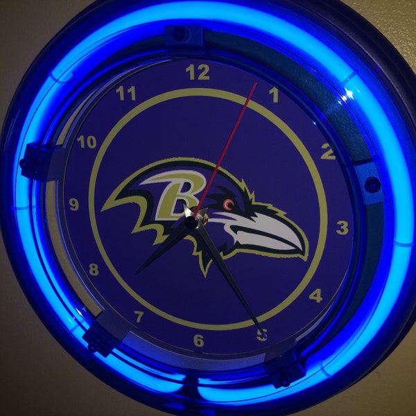 Ravens Wall Clock - Etsy