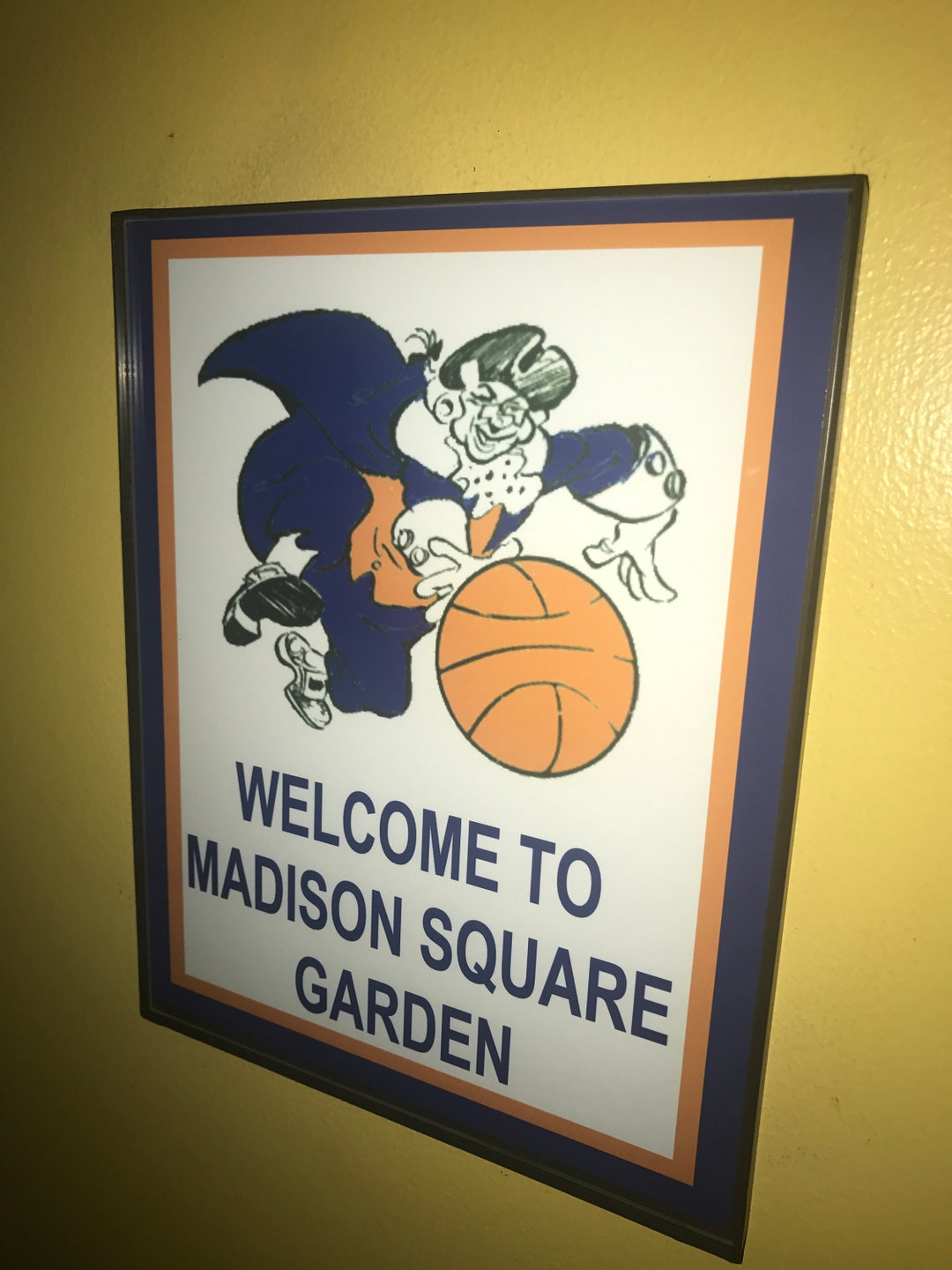 New York Knicks Knickerbockers Basketball Throwback Stadium Gameroom ...