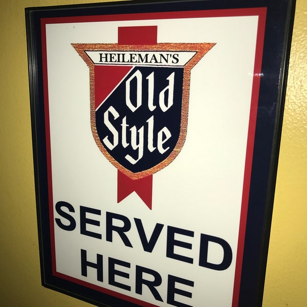 Old Style Beer Signs - Etsy