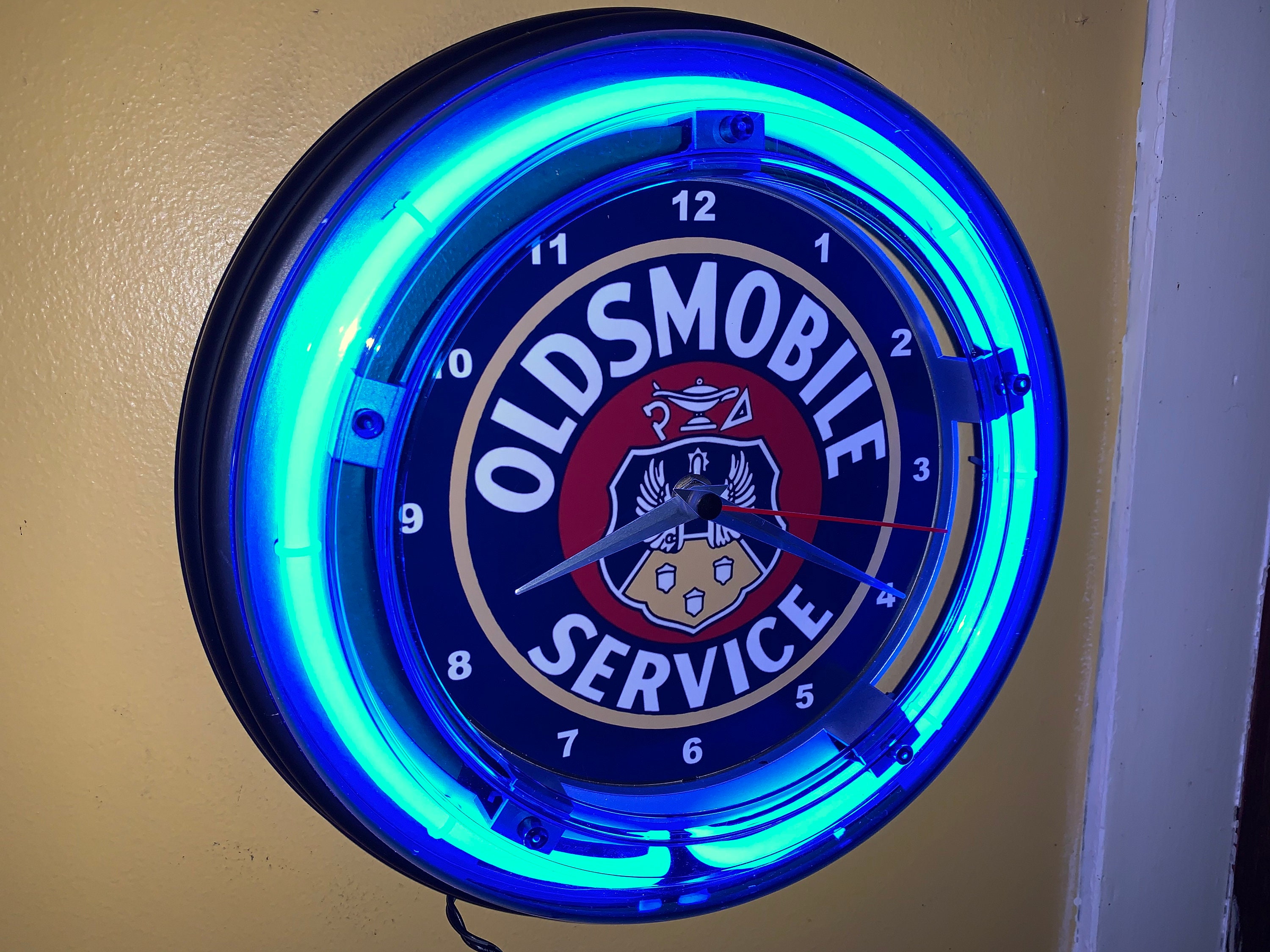 Oldsmobile Service Motors Auto Garage Mechanic Man Cave Bar Retro Neon ...
