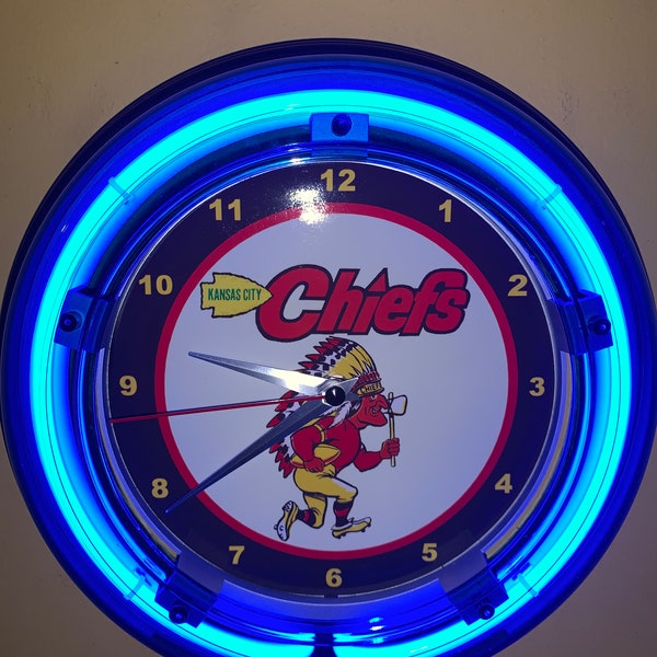 Kansas City Chiefs Clock - Etsy