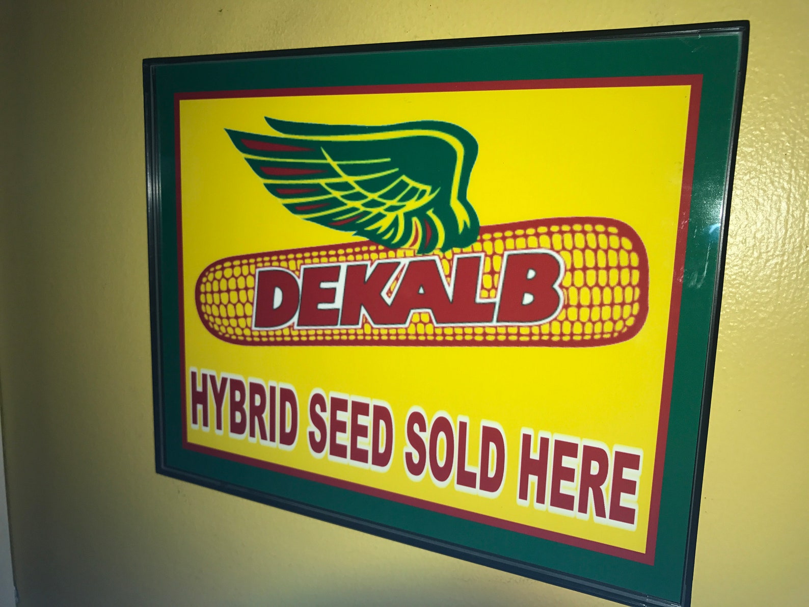 Dekalb Corn Feed Seed Barn Farm Farmer Garage Bar Framed - Etsy