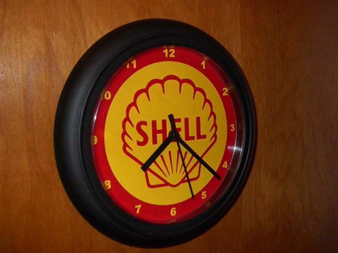 Shell Oil Gas Service Station Garage Mechanic Bar Advertising Man Cave ...