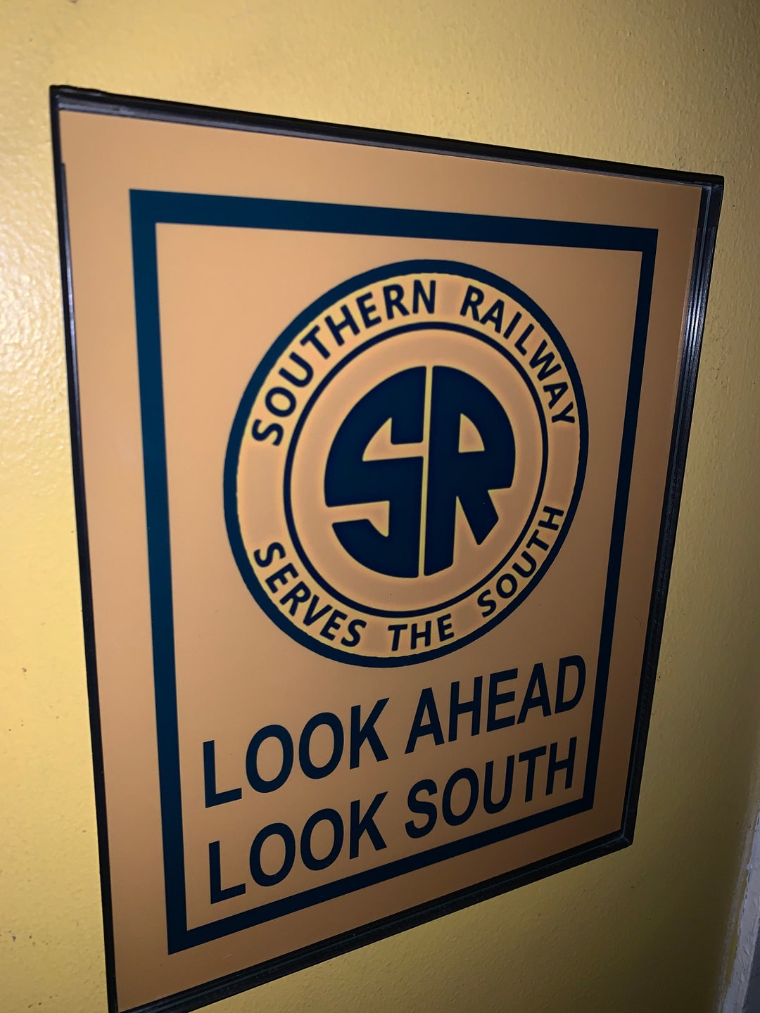 Southern Railway Lines Railroad Train Station Railway Bar Framed ...