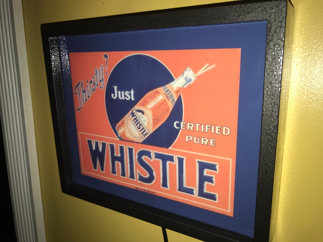 Whistle Soda Fountain Diner Kitchen Bar Man Cave Retro Lighted ...