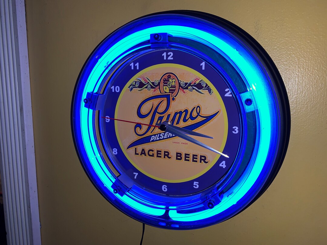 Primo Lager LOGO Hawaii Beer Bar Man Cave Retro Advertising Neon Wall ...