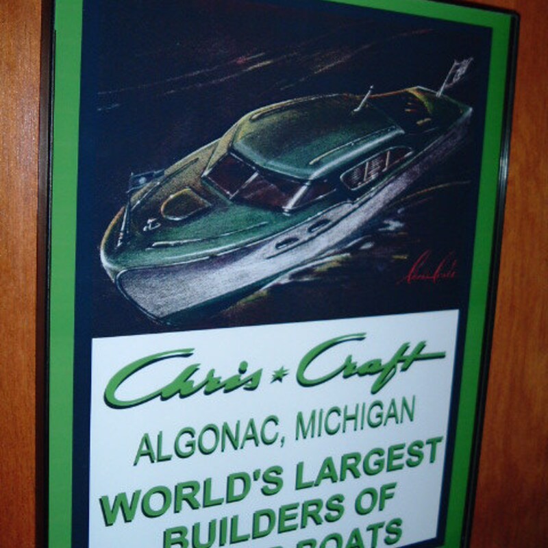 Chris Craft Art - Etsy