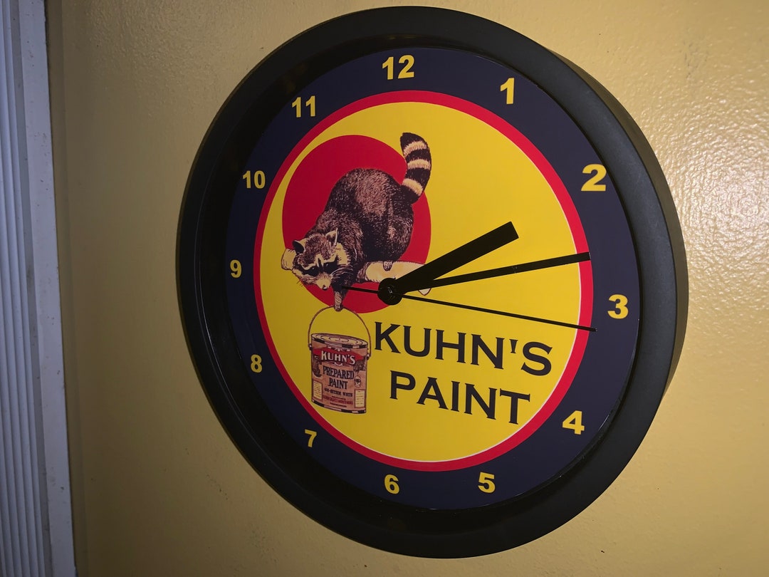 Kuhn's Paint Raccoon Painter Hardware Store Garage Shop Man Cave ...