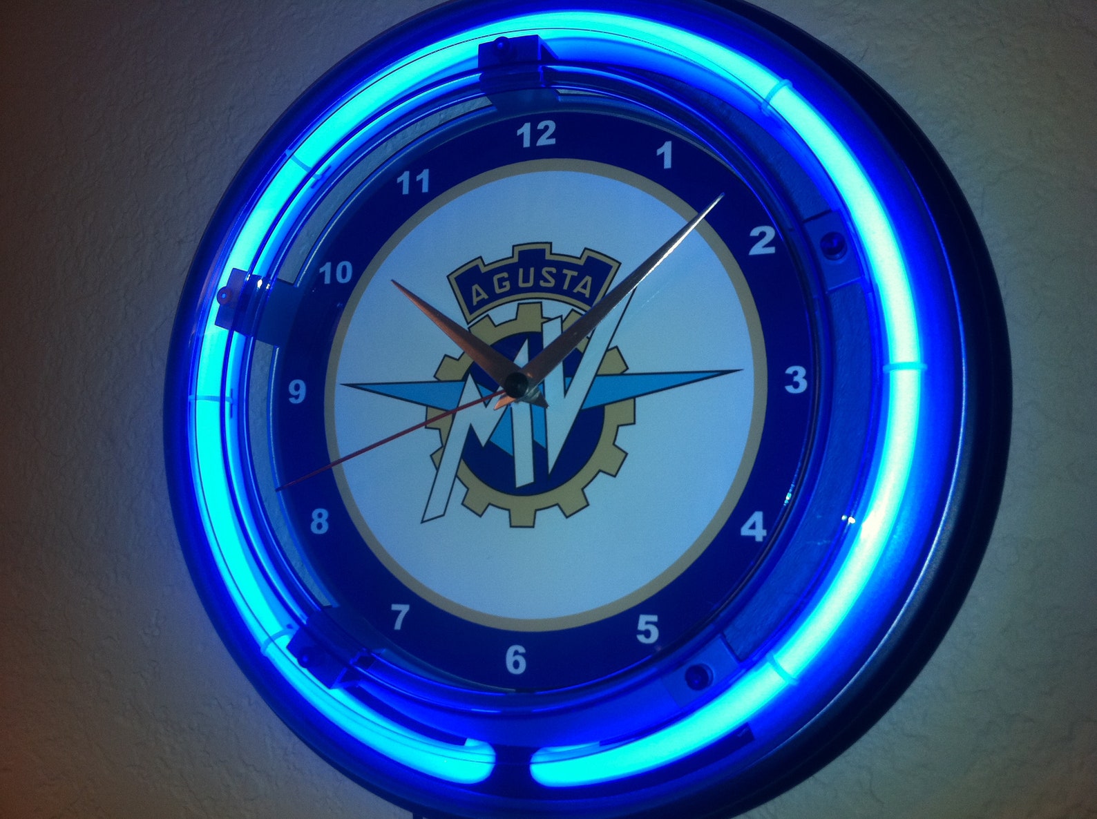 MV Agusta Logo Motorcycle Garage Mechanic Man Cave Bar Retro Neon Wall ...