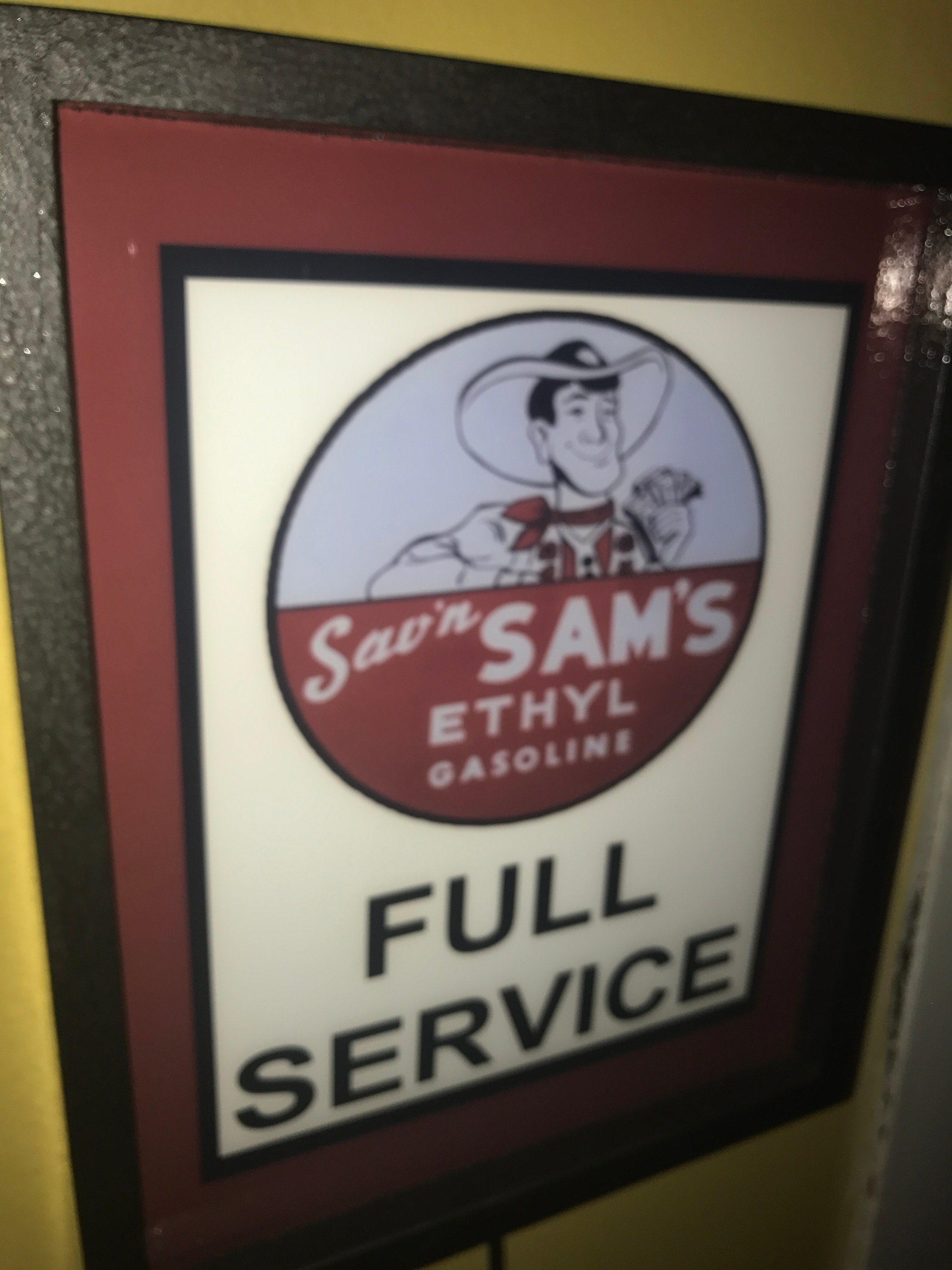 Sav'n Sam's Cowboy Oil Gas Service Station Mechanic - Etsy