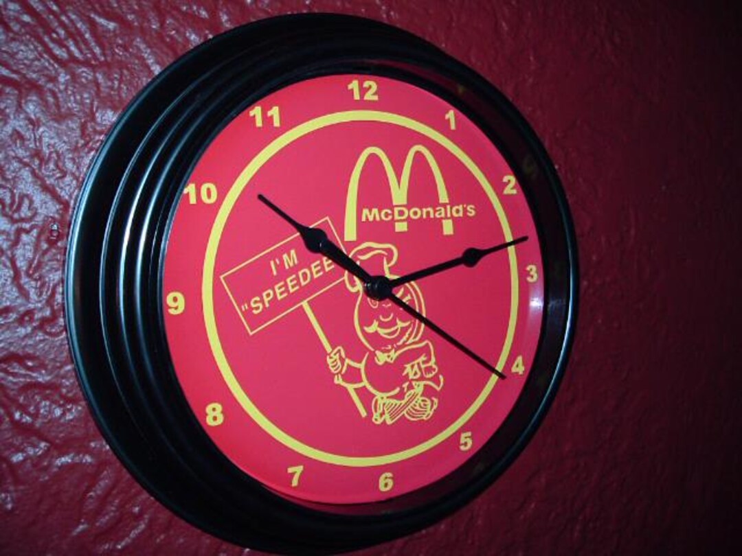 Mcdonald's Speedee Restaurant Diner Kitchen Bar Advertising Man Cave ...