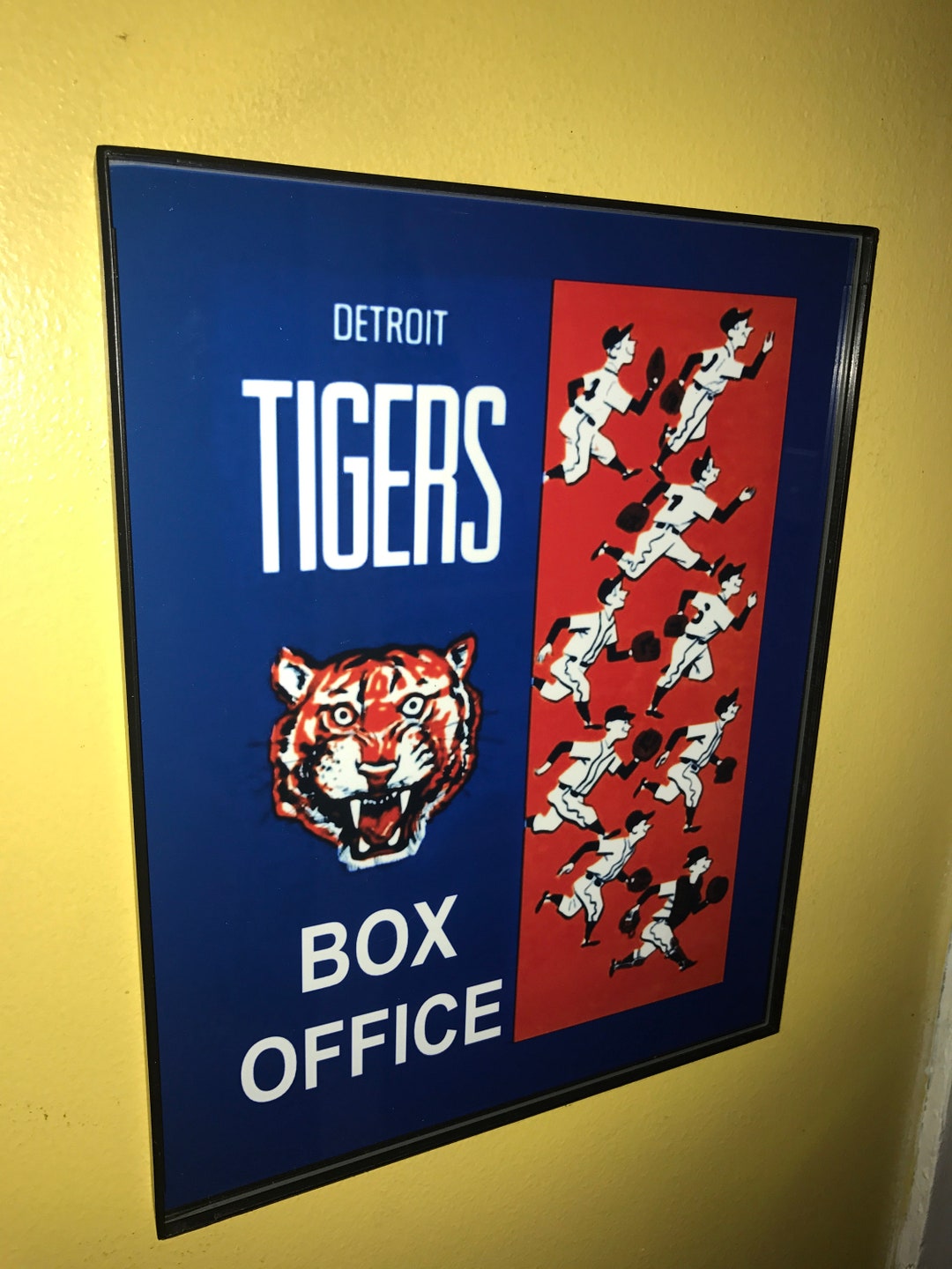 Detroit Tigers Box Office Throwback Baseball Stadium Bar Gameroom ...