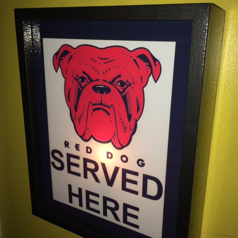 Red Dog Beer - Etsy