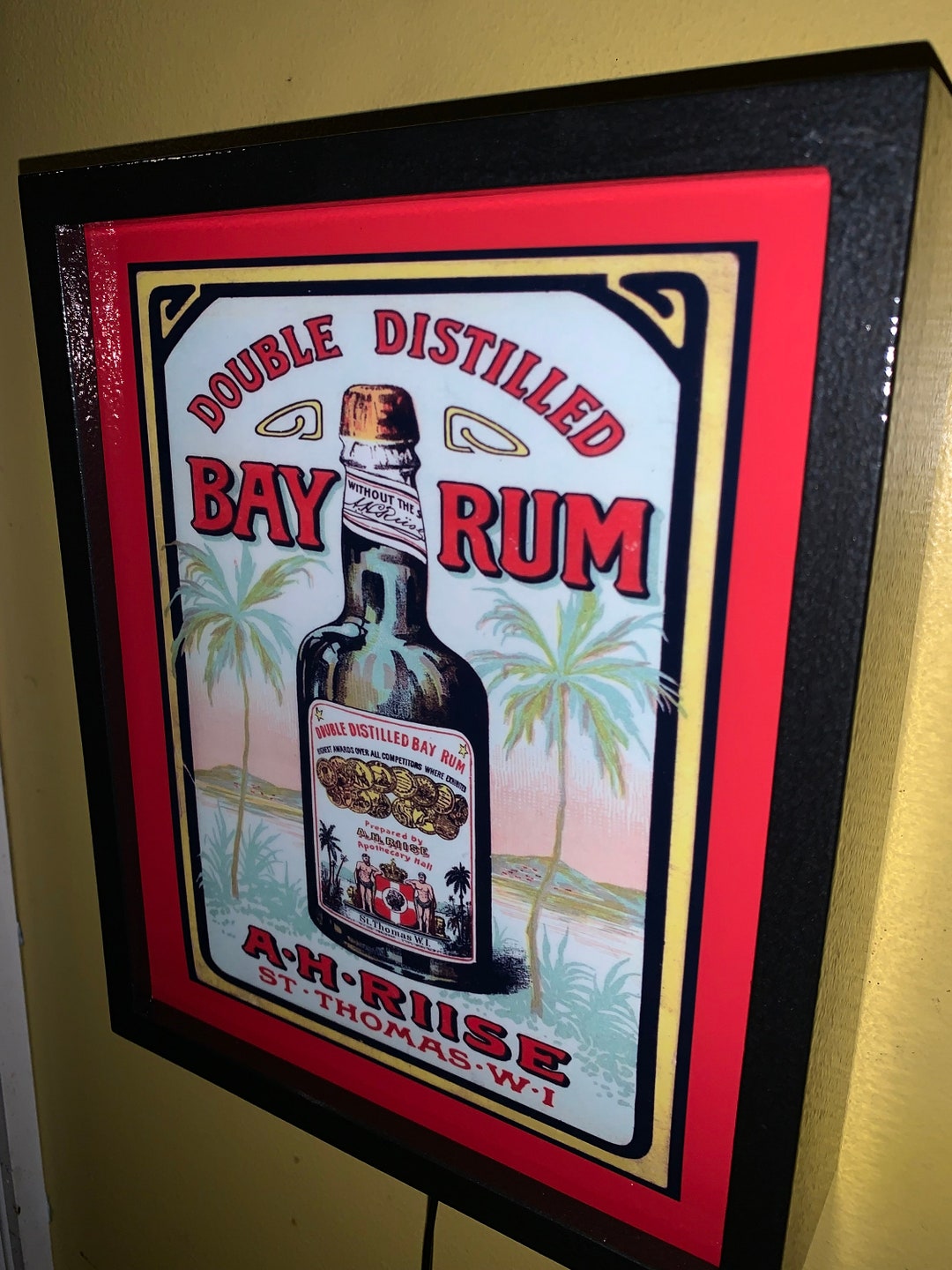 Bay Jamaica Rum Bar Man Cave Lighted Advertising Sign - Etsy