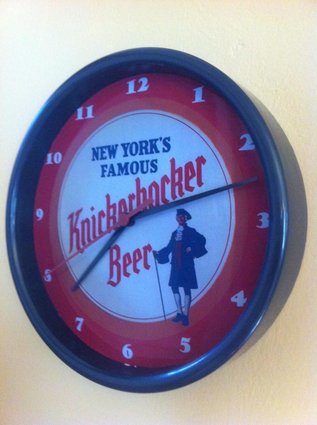 New York's Finest Knickerbocker Beer Bar Advertising Man Cave Black ...