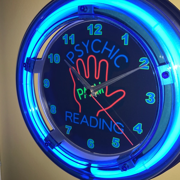 Neon Palm Reading Sign - Etsy