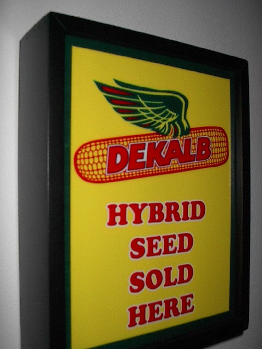 Dekalb Corn Seed Farm Feeds Farmer Store Barn Garage Bar Man Cave ...
