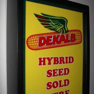 Dekalb Corn Seed Farm Feeds Farmer Store Barn Garage Bar Man Cave ...