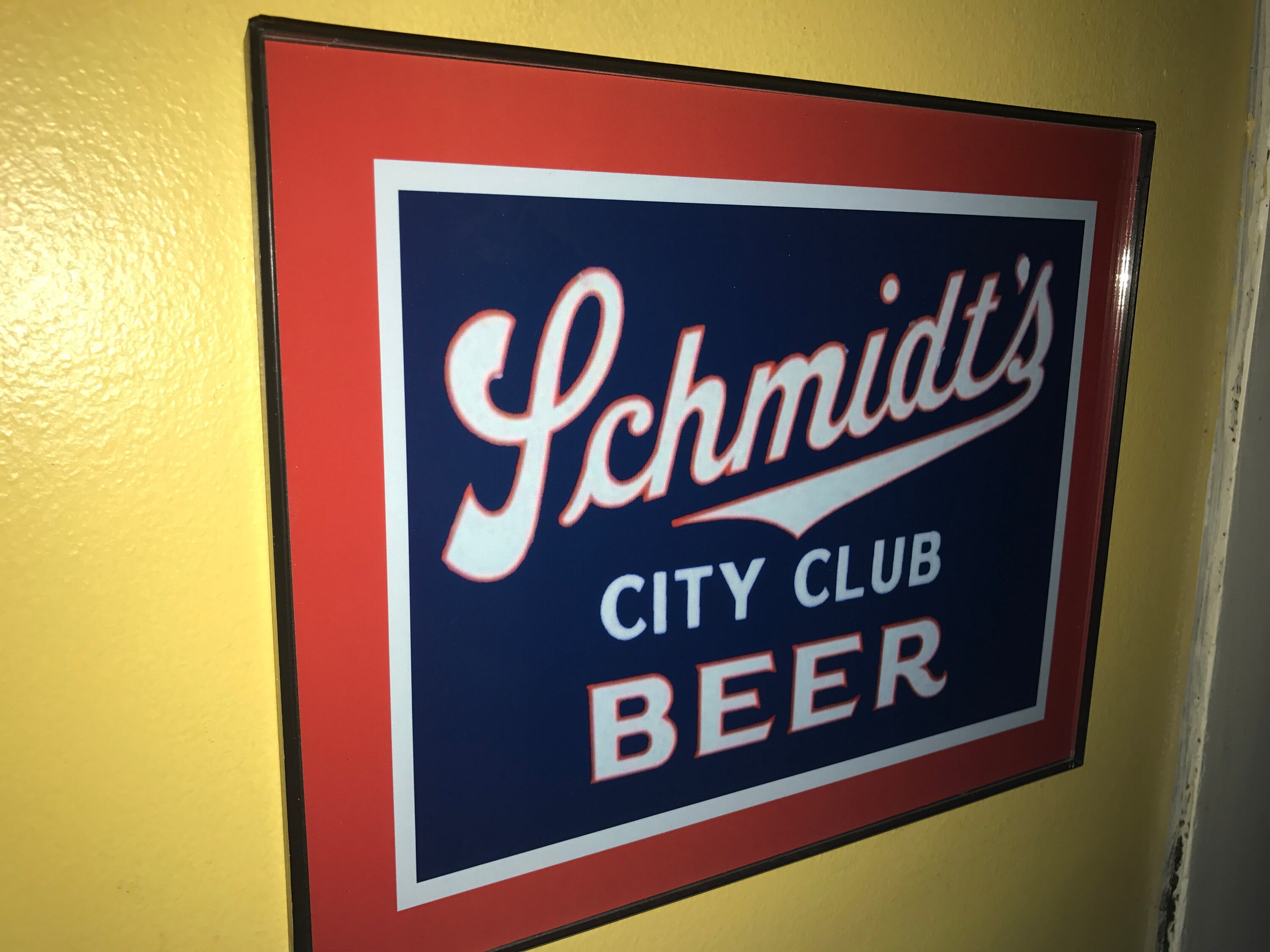 Schmidt's City Club Beer Bar Framed Advertising Print Man Cave Sign - Etsy